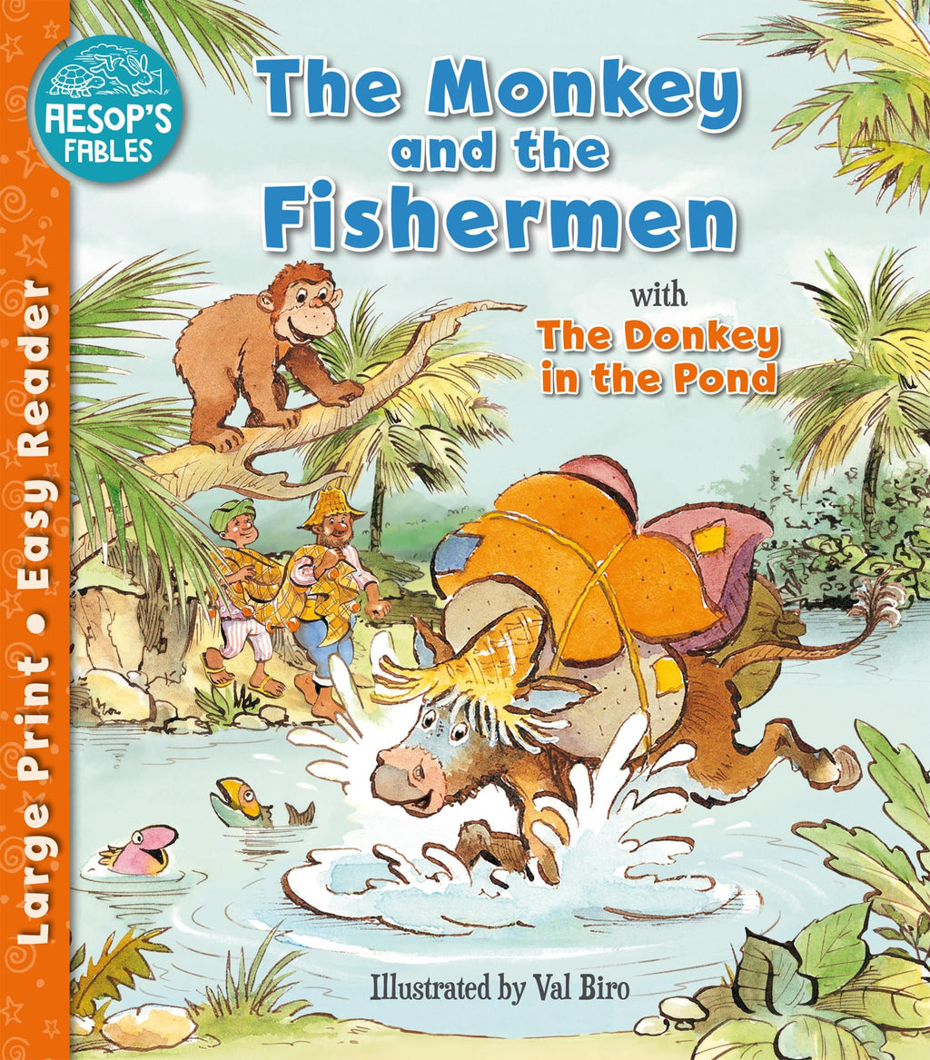 The Monkey and the Fishermen - Aesop's Fables Easy Readers – Lowplex Books