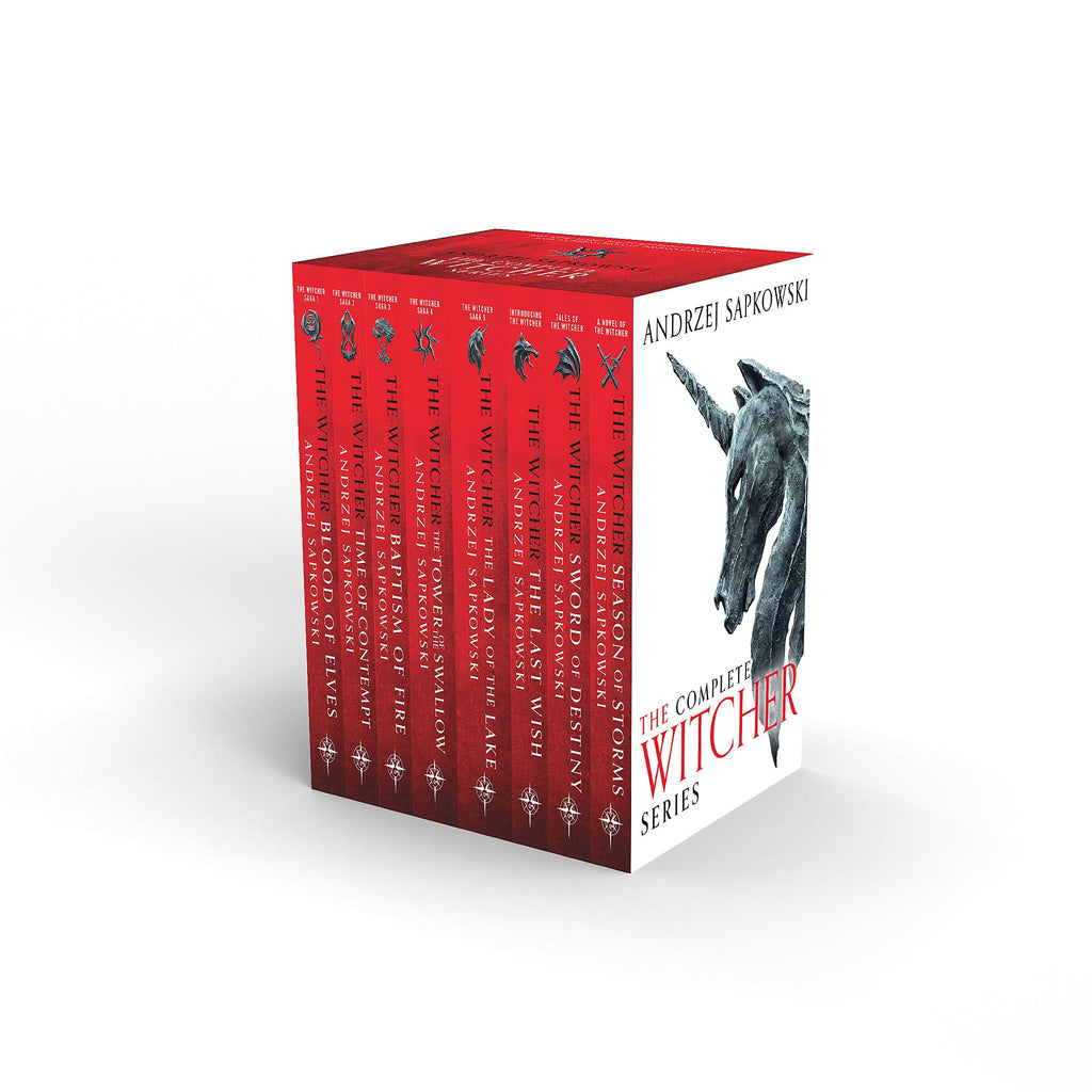 The Witcher Boxed Set 2024: The Last Wish, Sword of Destiny, Blood of – Lowplex Books