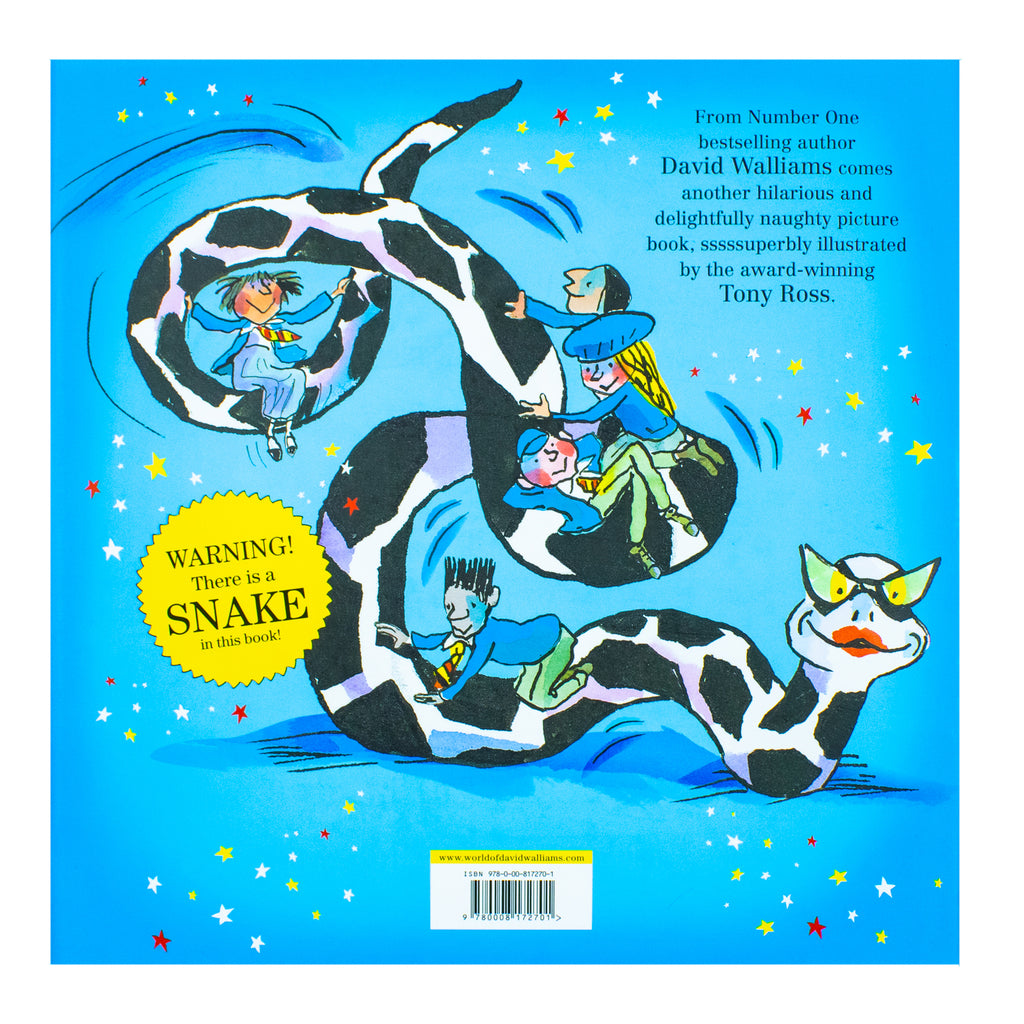 There's snakes in my School By David Walliams - Hardback – Lowplex Books
