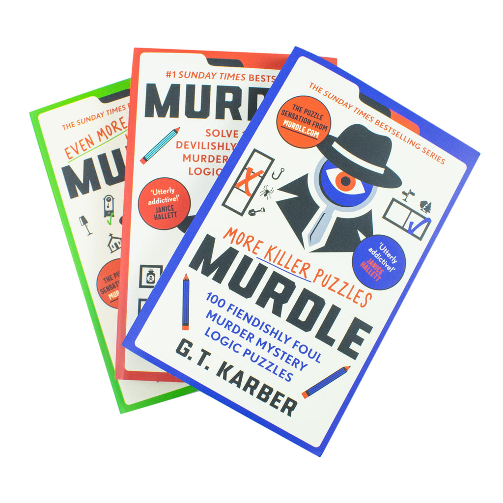 Murdle Puzzle Series 3 Books Collection Set (Murdle, Murdle: More Kill – Lowplex Books