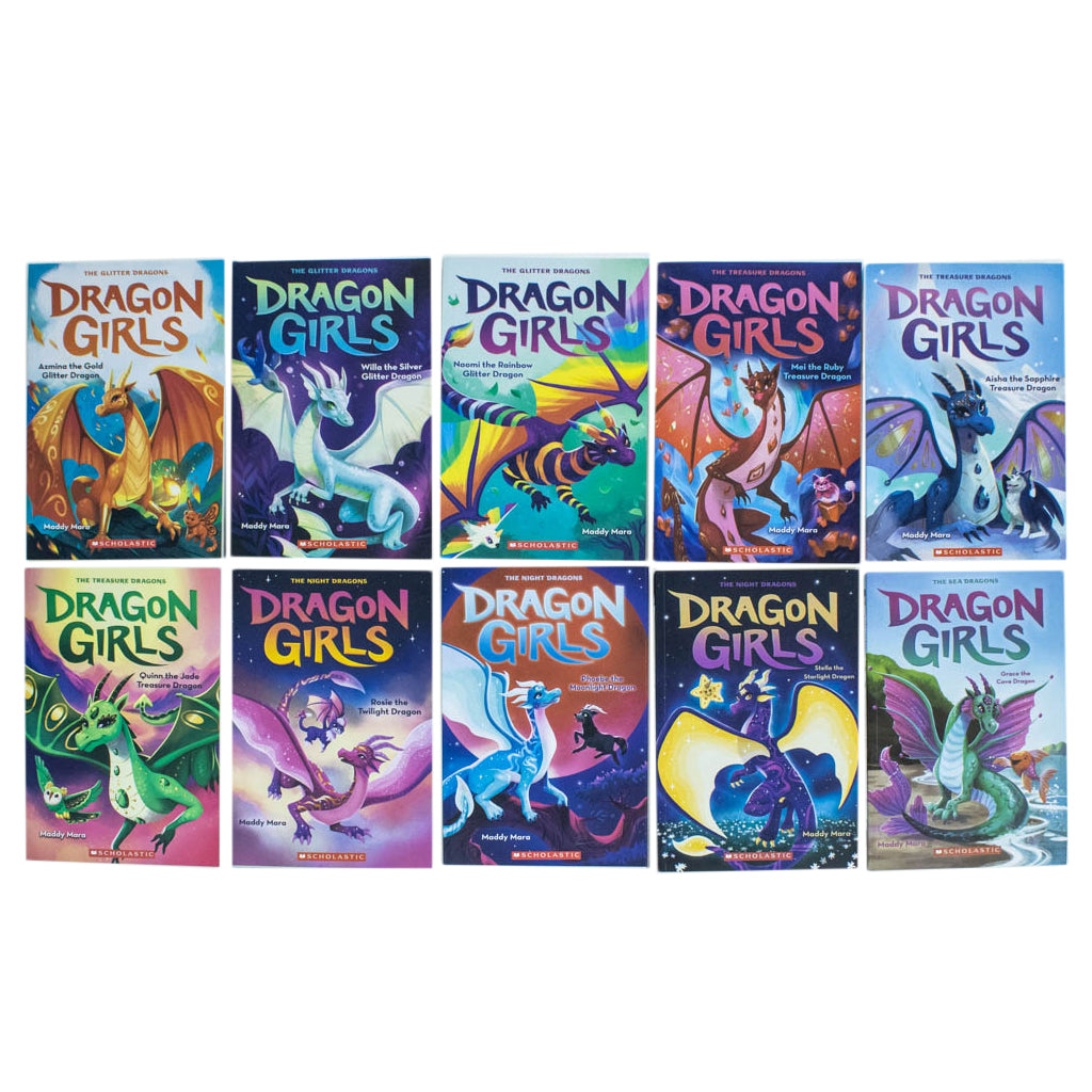 Dragon Girls Series By Maddy Mara 10 Books Collection Set – Lowplex Books