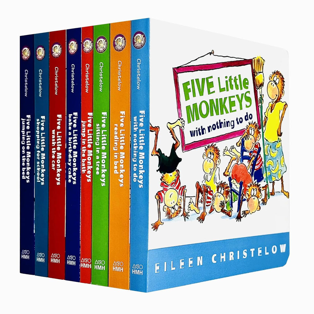 Five Little Monkeys Adventures 8 Books Box Set By Eileen Christelow ...