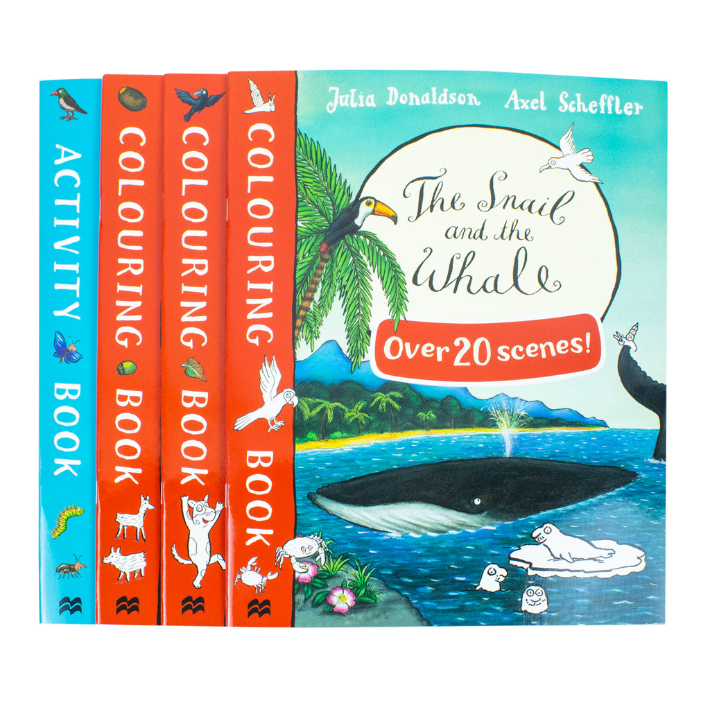 Julia Donaldson Picture and Activity 4 Books Collection (The Gruffalo ...