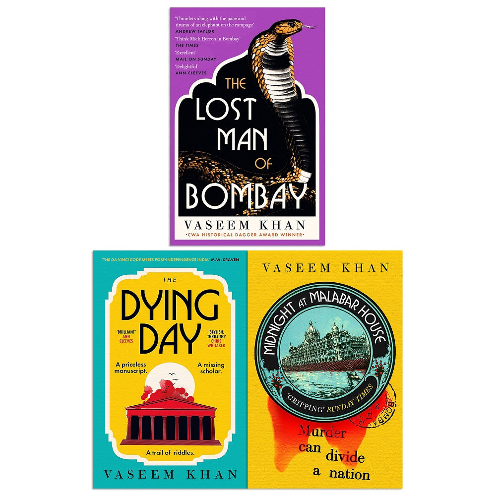 The Malabar House Series Collection 3 Book Set By Vaseem Khan (The Los – Lowplex Books