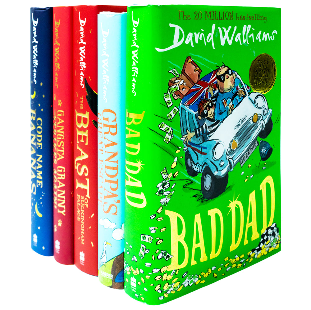 David Walliams 5 Books Set Collection ( Bad Dad, Grandpa's Great Escap ...