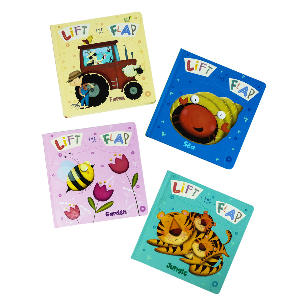 My First Lift the Flap Board Book Collection 4 Books Set (Farm, Sea, G ...