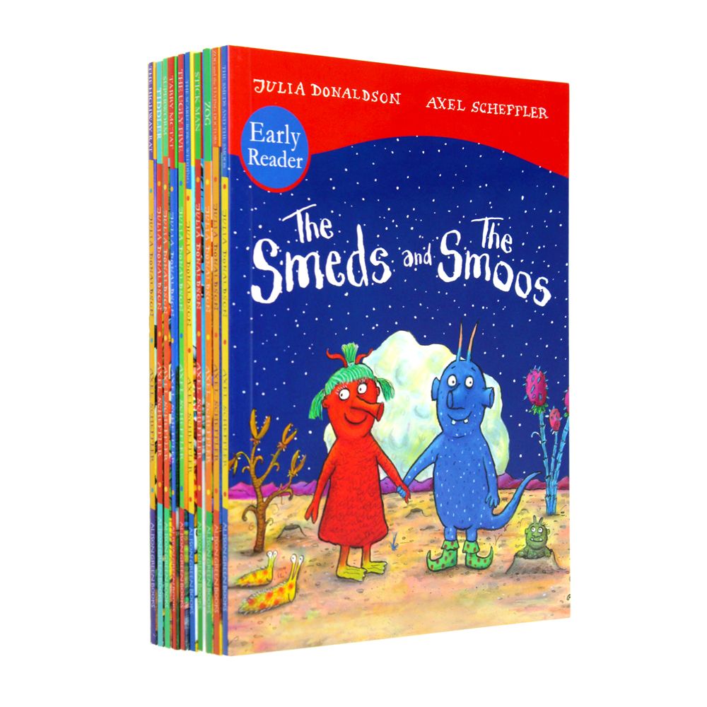 Julia Donaldson Early Readers 10 Books Collection Set (Tiddler, Stick – Lowplex Books