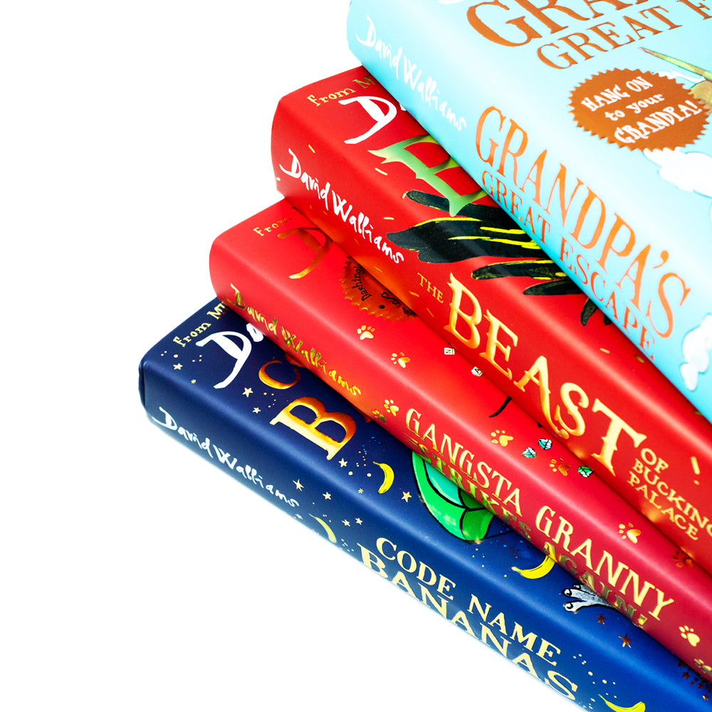 David Walliams 4 Books Set Collection (Grandpa's Great Escape, Gangsta ...