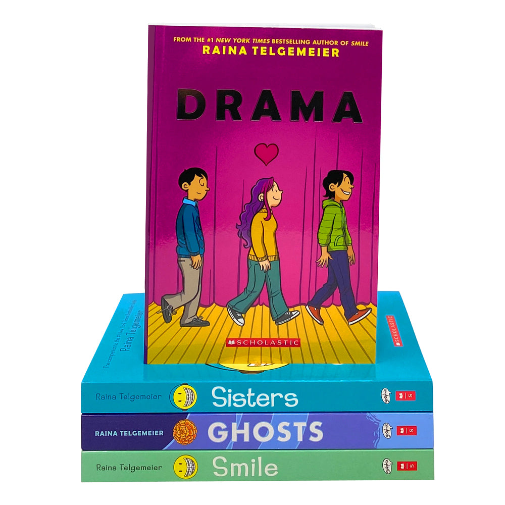 Raina Telgemeier Collection 4 Books Bundle With Gift Journal (Sisters ...