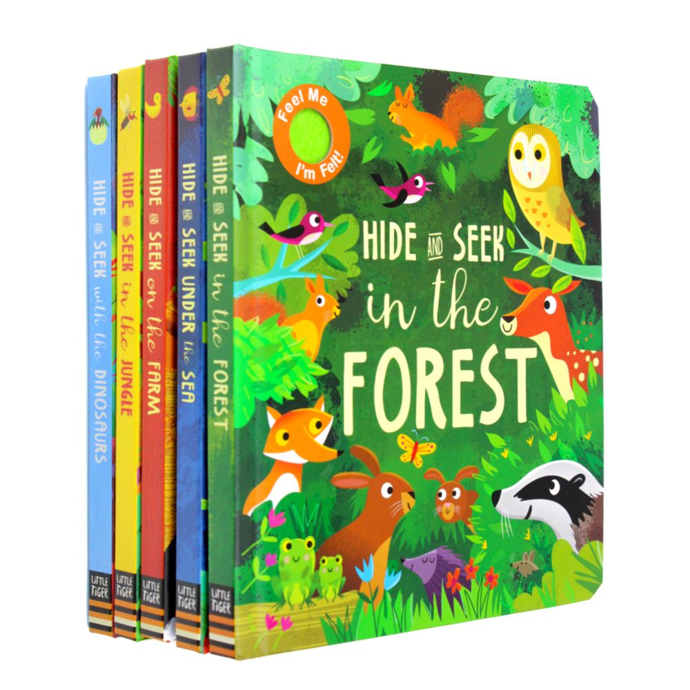 Hide and Seek Touch & Feel Lift the Flap 5 Books Collection Box Set (F – Lowplex Books