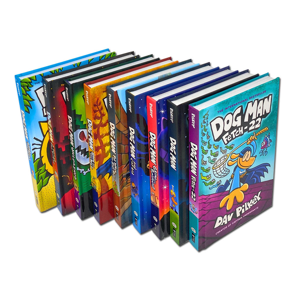 Dav Pilkey 10 Books Collection Set Adventures of Dog Man Series Inc Wo ...