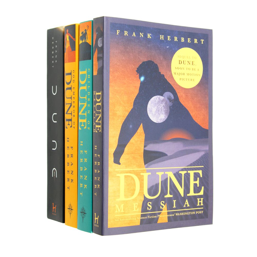 Frank Herbert Dune Series 4 Books Collection Set (Dune, Dune Messiah, – Lowplex Books