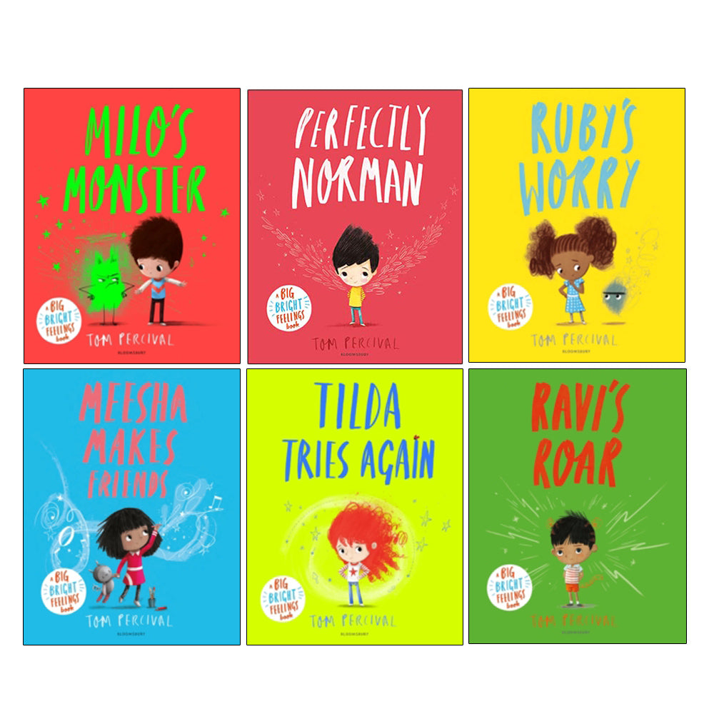 Tom Percival Big Bright Feelings Collection 6 Books Set – Lowplex Books