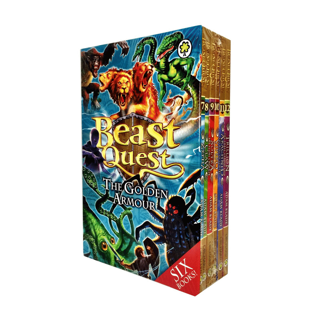 Beast Quest Series 1, 2, 3 and 4 Collection Adam Blade 24 Books Set ...