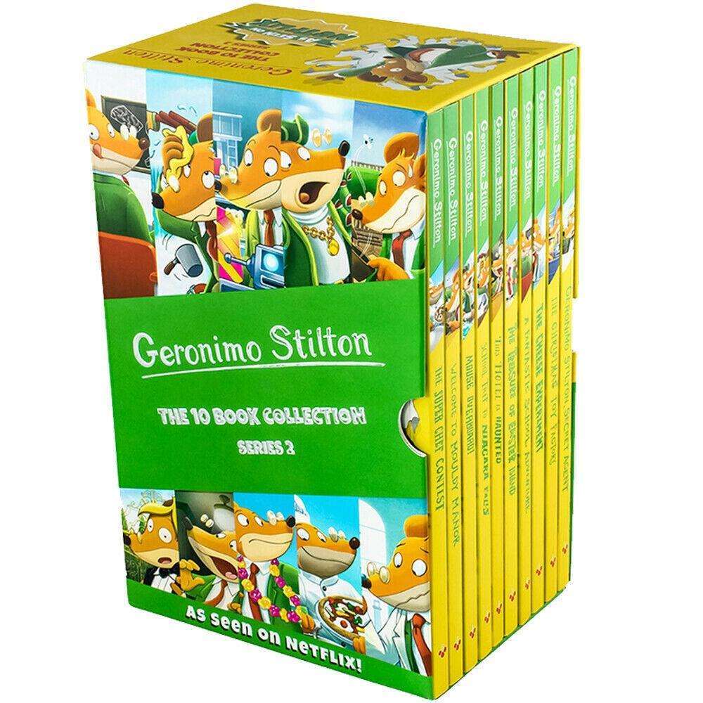 Geronimo Stilton 10 Book Set Collection Series 2 - School Trip to Niag ...