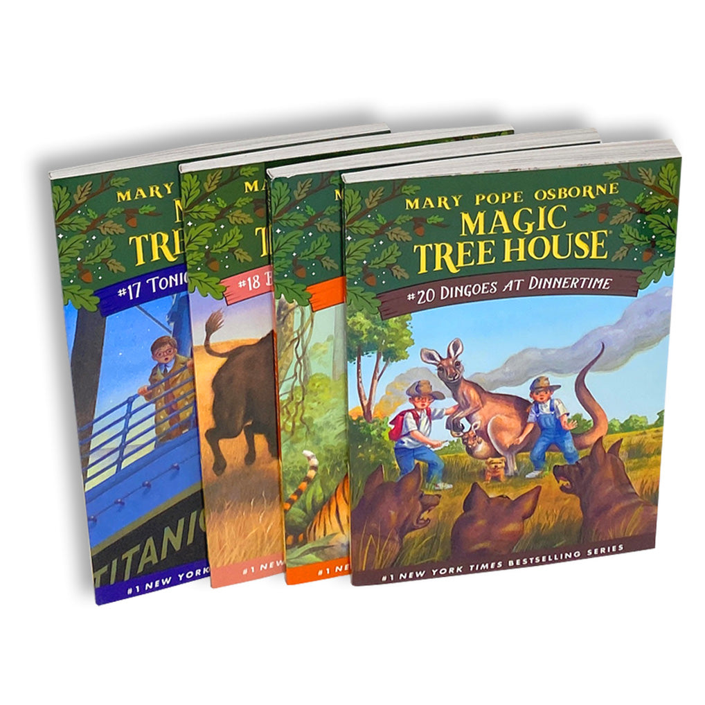 Magic Tree House Series Collection 4 Books Box Set (Books 17-20 ...