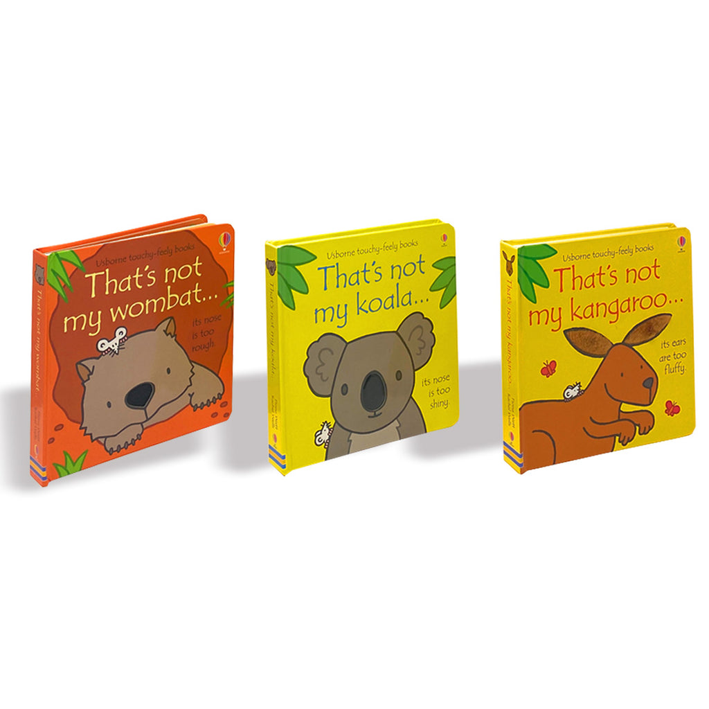 Thats Not My Australian Animals 3 Books Collection Set By Fiona Watt ...