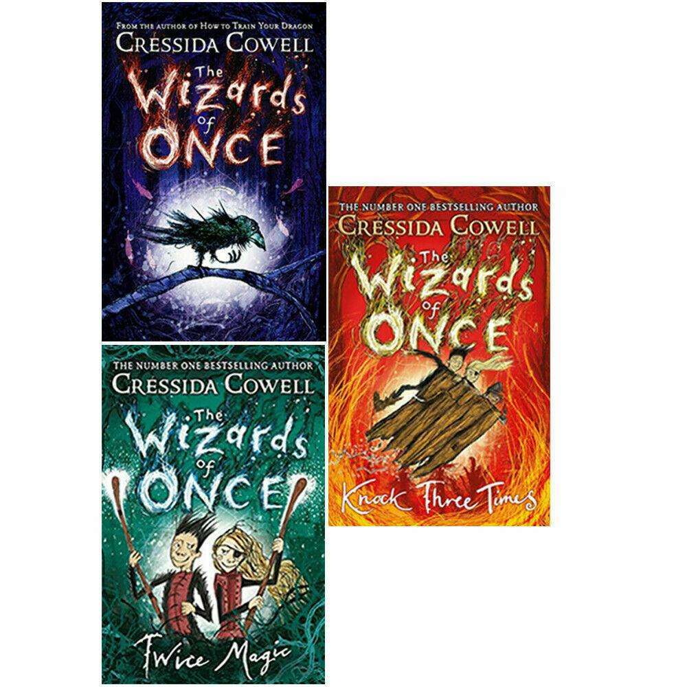 The Wizards Of Once 3 Books Children Collection Set By Cressida Cowell ...