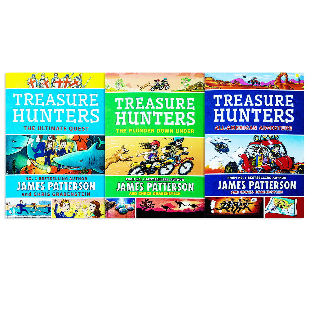 Treasure Hunters 3 Book Set By James Patterson – Lowplex Books