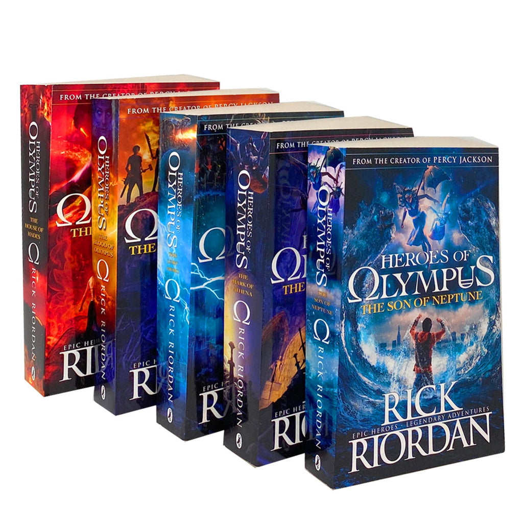 Heroes of Olympus Complete Collection 5 Books Box Set Pack – Lowplex
