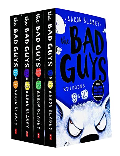 The Bad Guys Episodes 9-16 Collection 4 Books Set by Aaron Blabey (Big ...