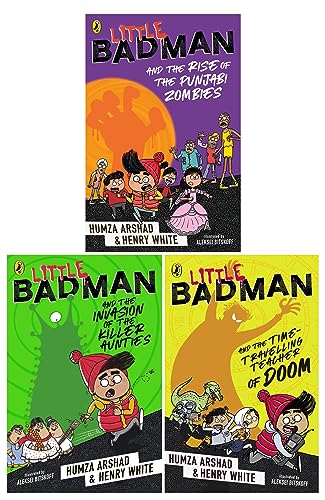 Little Badman Collection 3 Books Set By Humza Arshad (Time-travelling ...