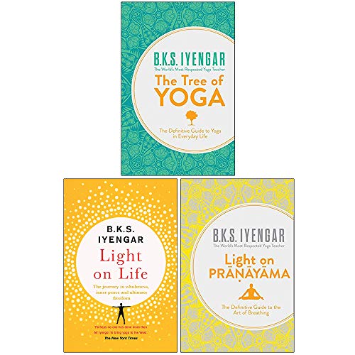 B.K.S. Iyengar Collection 3 Books Set (The Tree of Yoga, Light on Li ...
