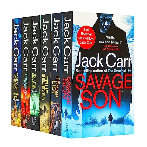 Jack Carr James Reece Series 6 Books Collection Set (In the Blood, The ...