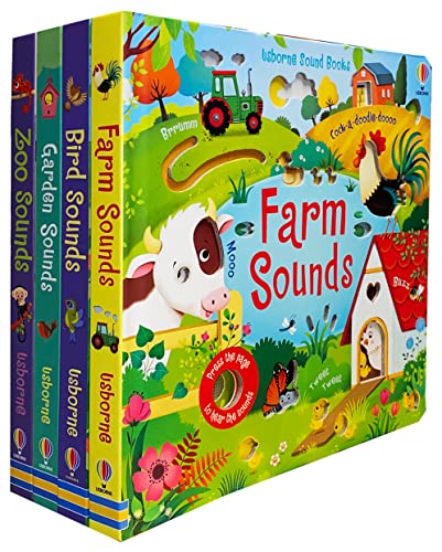Usborne Sound Books Collection 4 Books Set (Series 2) By Sam Taplin (F ...