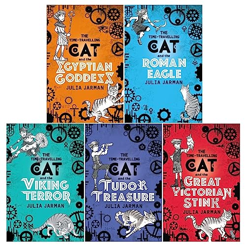 The Time-Travelling Cat Series 5 Books Set by Julia Jarman (Egyptian G ...
