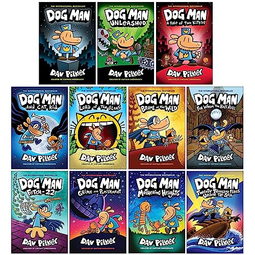 Dog Man Series - 11 Hardback Books for Kids for Kids Ages 7+ – Lowplex ...