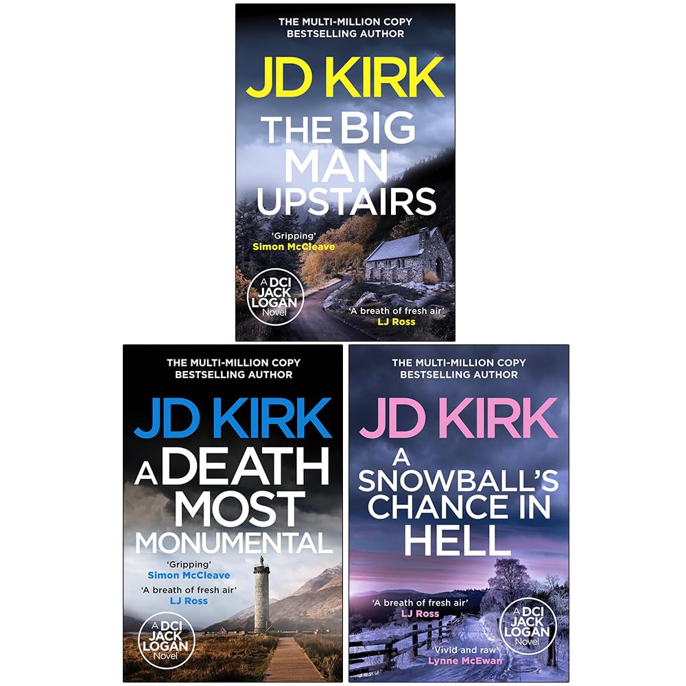 DCI Logan Crime Thrillers 7-9: Paperback Set by JD Kirk for Ages 12 ...