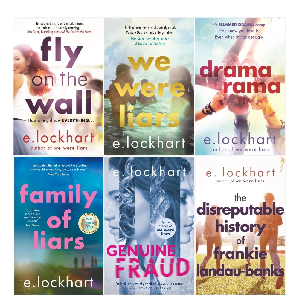 E Lockhart Collection 6 Books Set (Fly on the Wall, Dramarama, The Dis ...