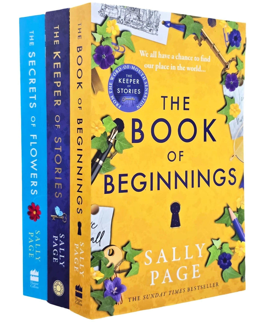 Sally Page 3 Books Collection Set (The Keeper of Stories, The Book of ...