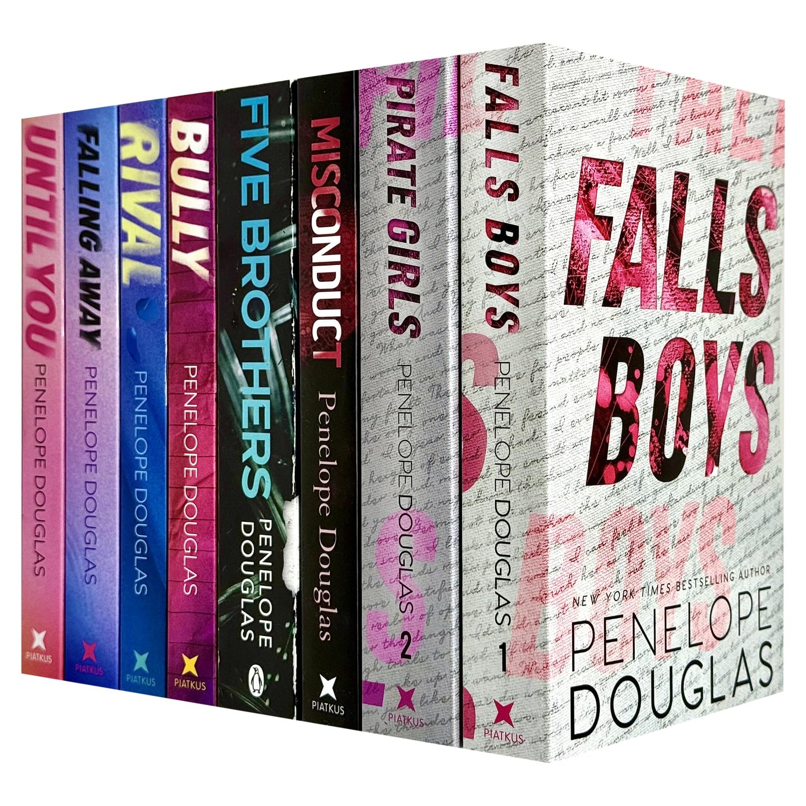 Penelope Douglas Collection 8 Books Set (Until You, Falling Away, Riva ...