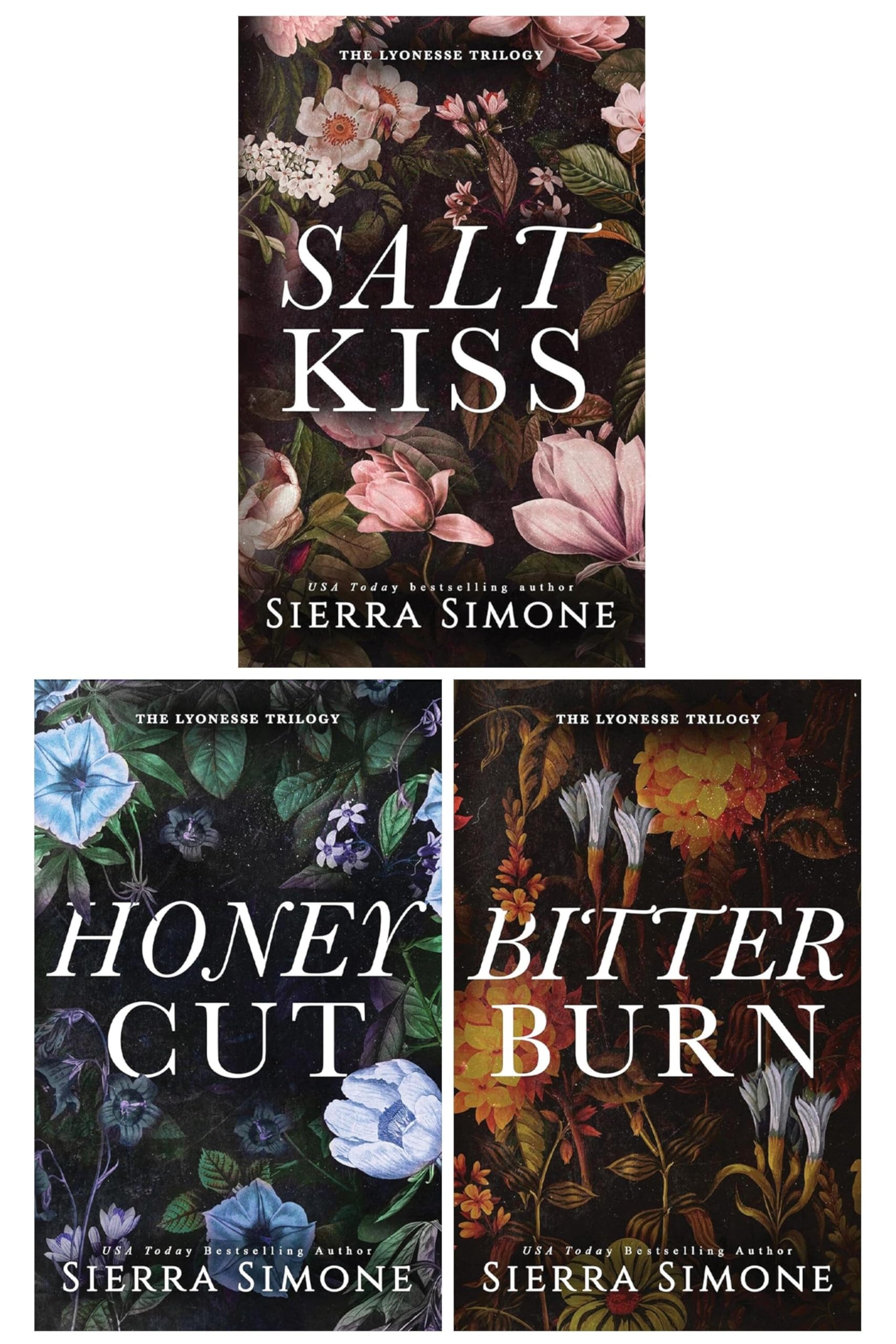 The Lyonesse Trilogy by Sierra Simone 3 Books Collection Set (Salt Kis ...