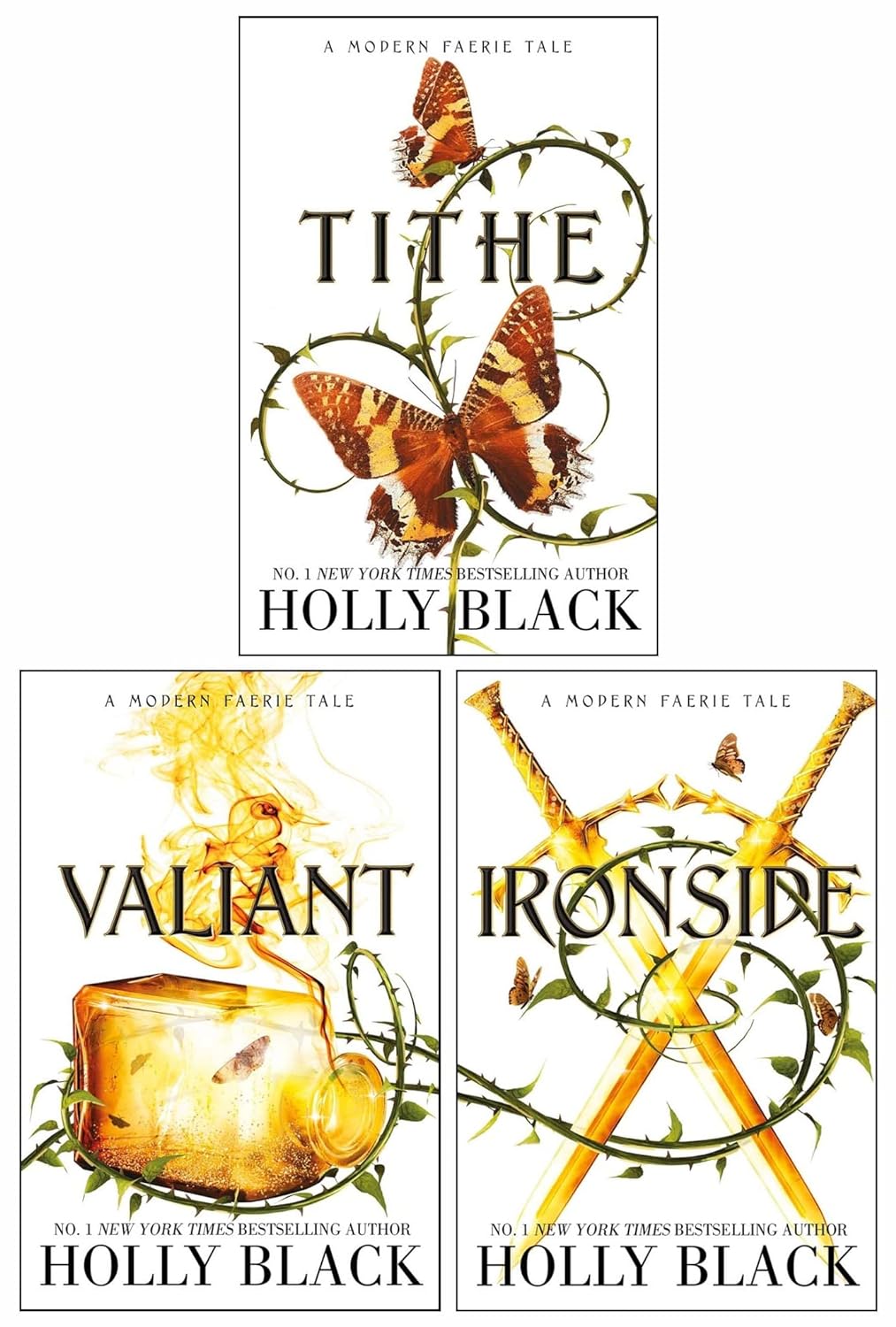 Modern Faerie Tale Series 3 Books Collection Set By Holly Black (Tithe ...