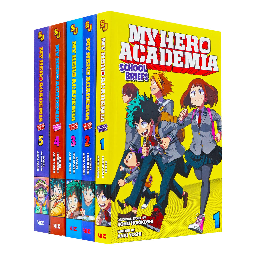 My Hero Academia School Briefs Series Vol 1-5 Books Collection Set By ...