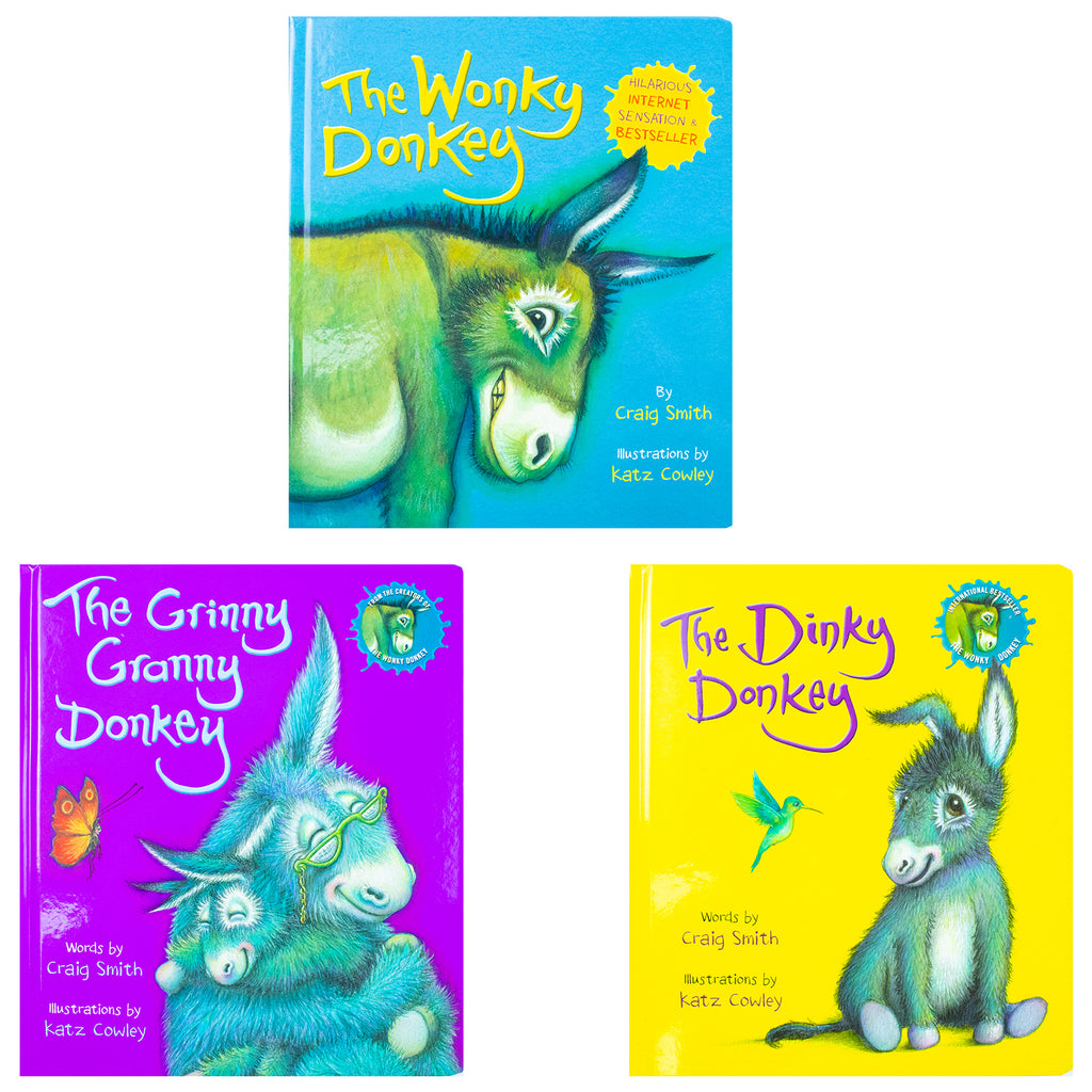 The Wonky Donkey 3 books Collection Box Set By Craig Smith (The Wonky ...