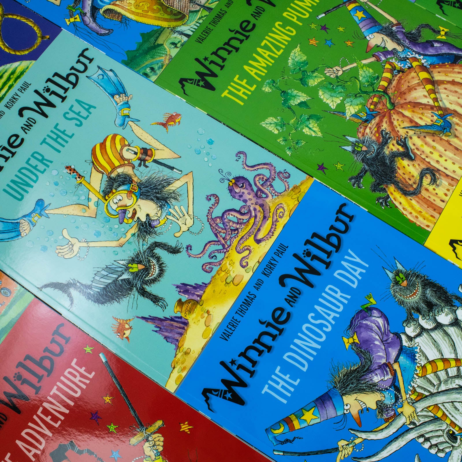 Winnie the witch and Wilbur Series 16 Books Bag Collection Set By Vale ...