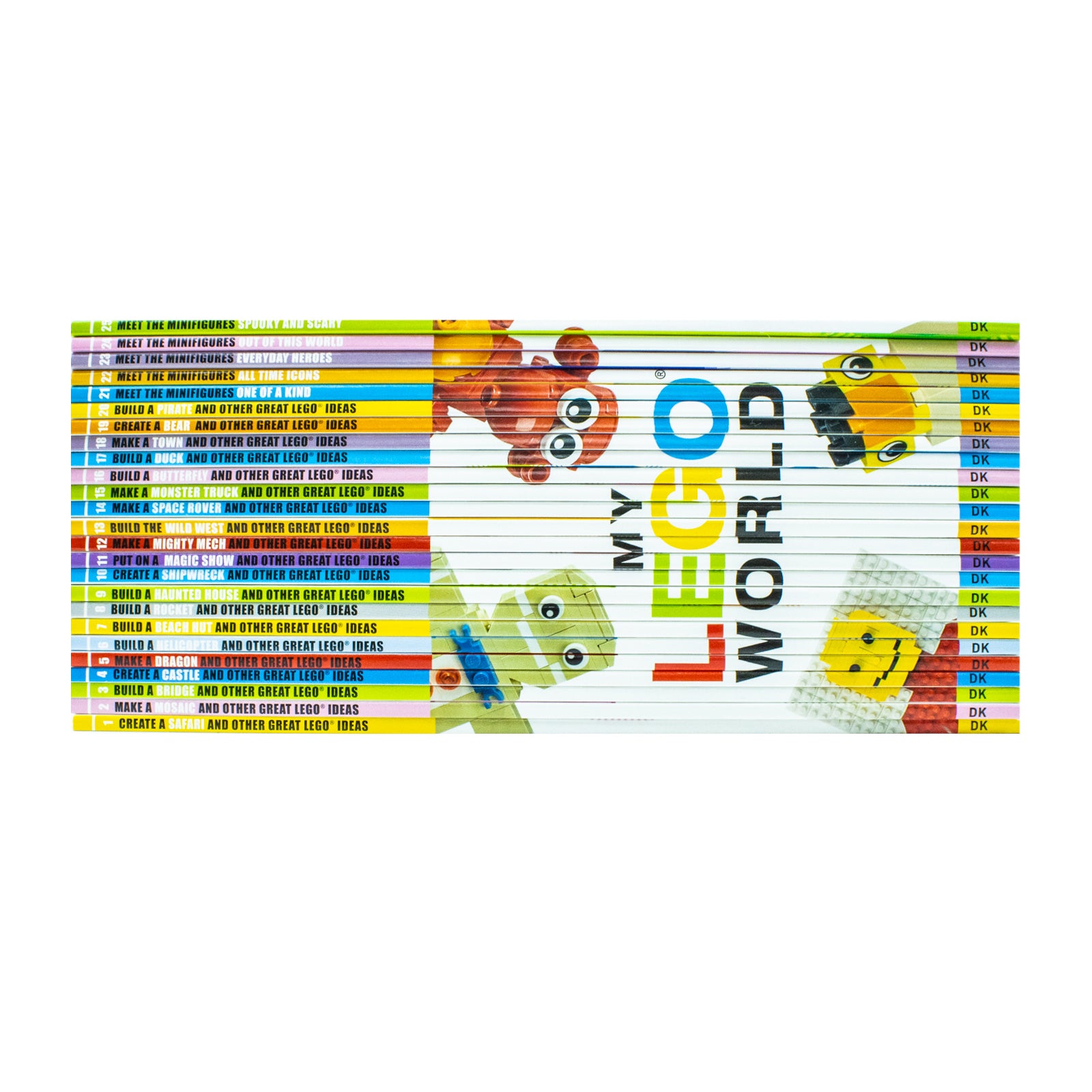 My LEGO World 25 Books Collection Box Set With More Than 1000 Build ...