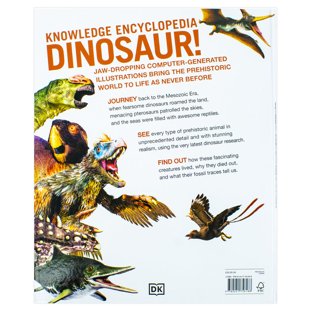 Knowledge Encyclopedia Dinosaur!: Discover 60+ Prehistoric Creatures – Lowplex Books