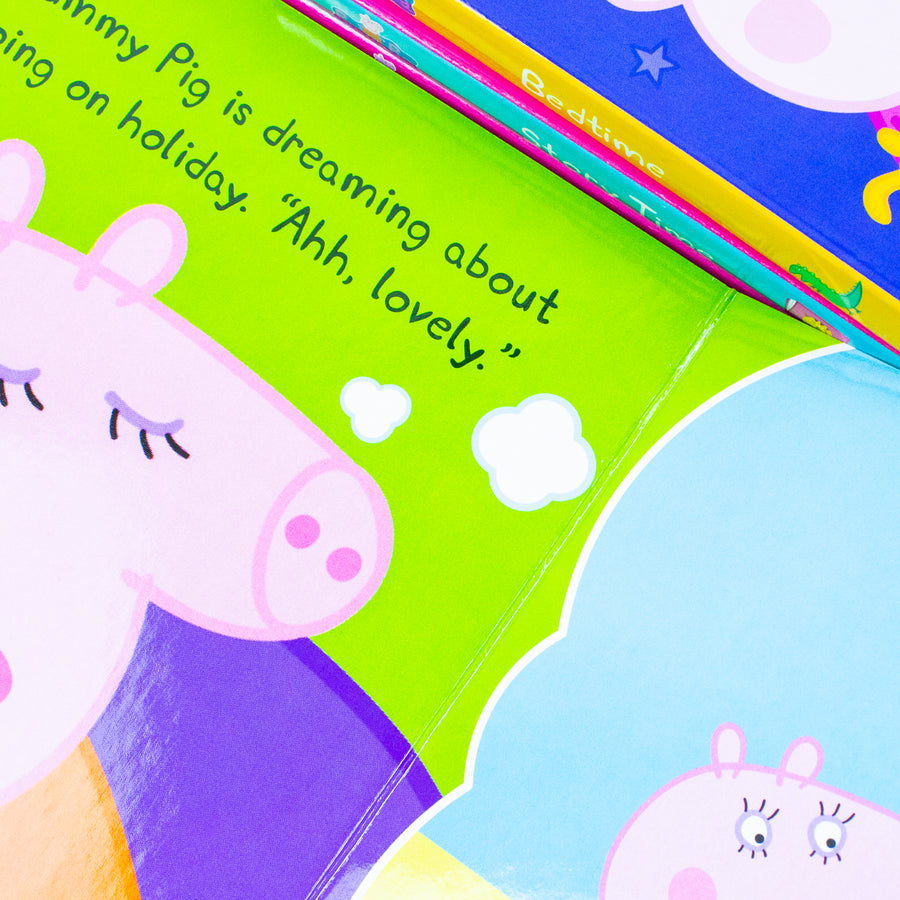 Peppa Pig Bedtime Library Collection 4 Book Set (Dream Time, Bedtime ...