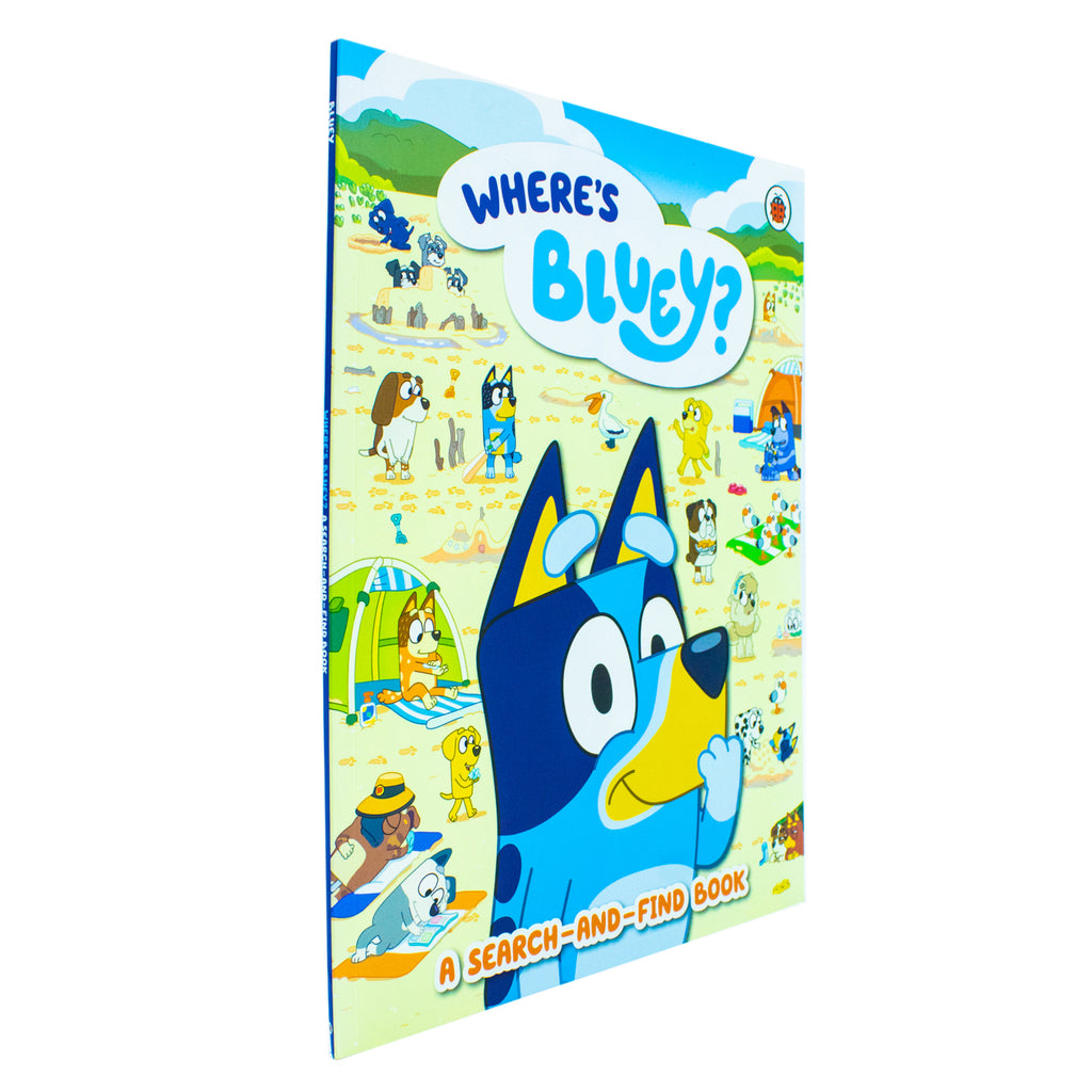 Find Bluey in Where's Bluey?: A Fun Paperback for Kids – Lowplex Books
