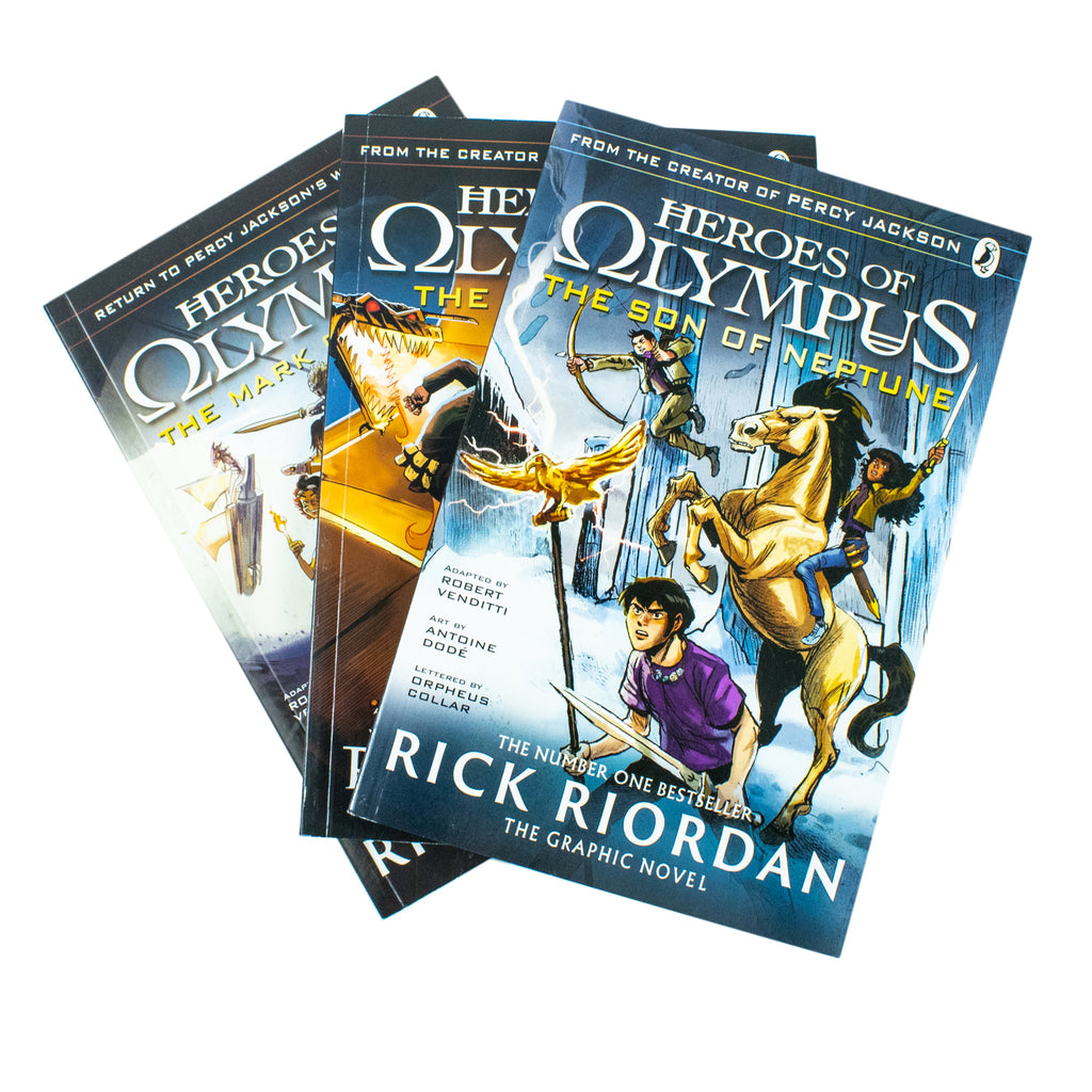 Heroes of Olympus 3 Books Collection by Rick Riordan for 12+ Readers ...