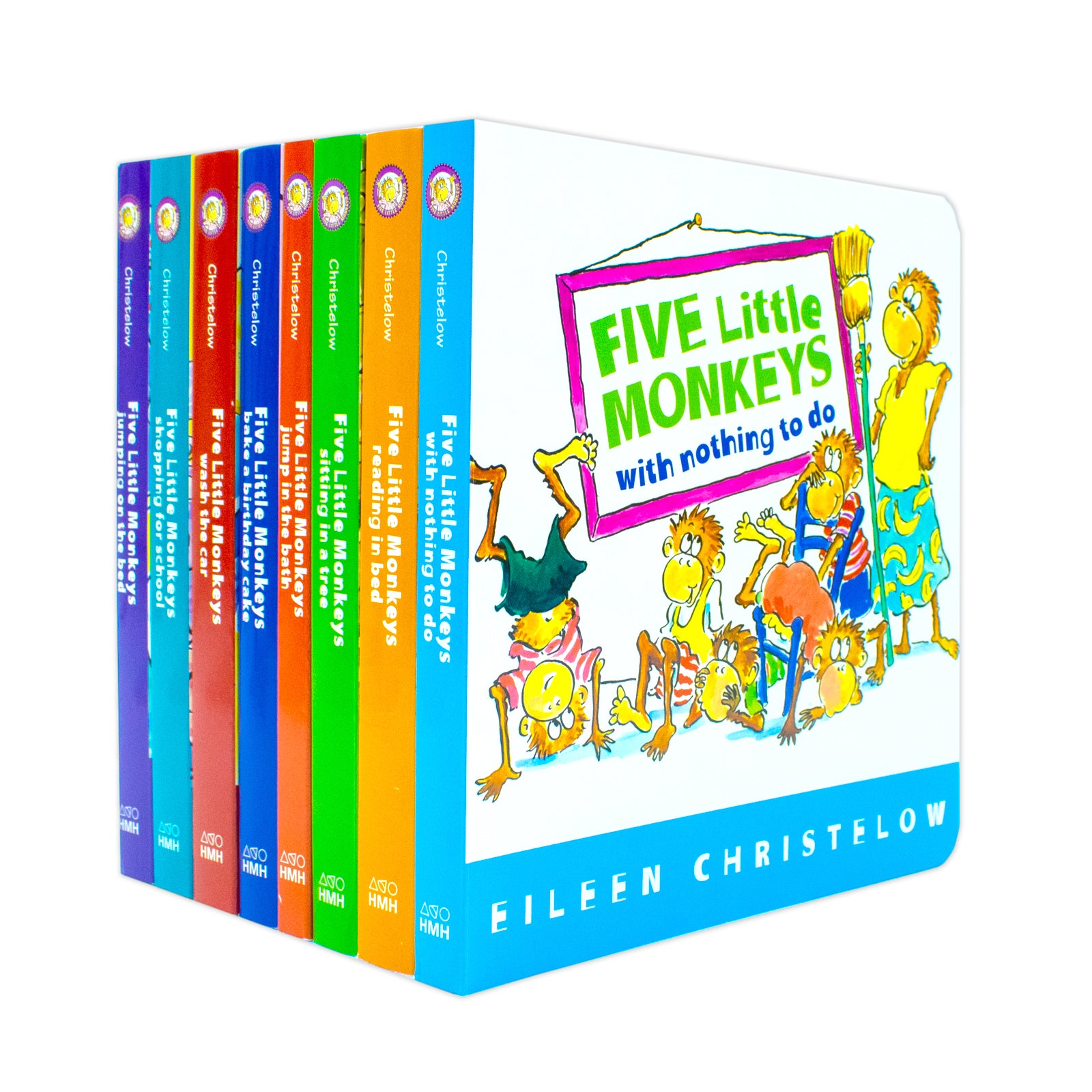 Five Little Monkeys Adventures 8 Books Box Set By Eileen Christelow ...