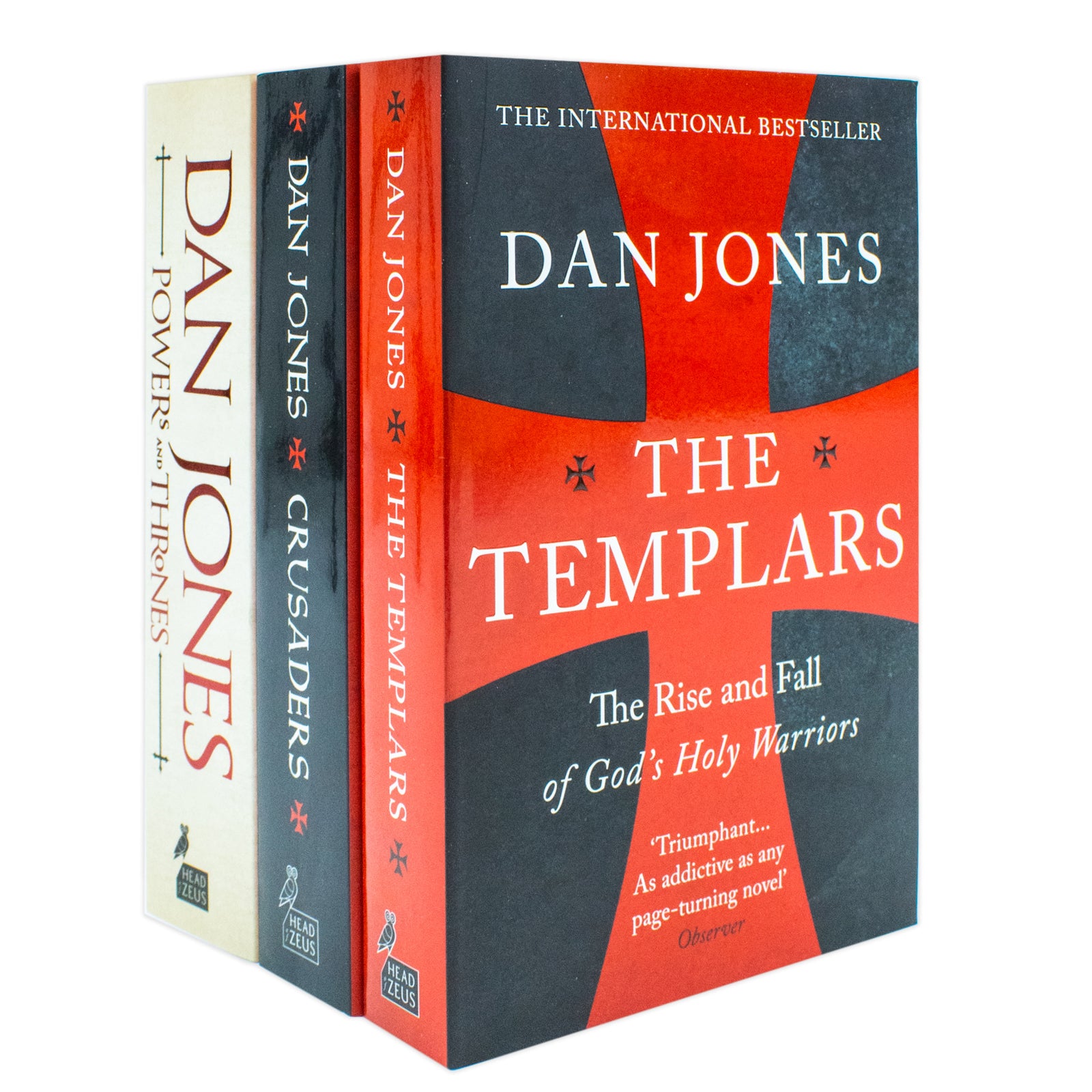 Dan Jones Collection 3 Books Set (The Templars, Crusaders and Powers a ...
