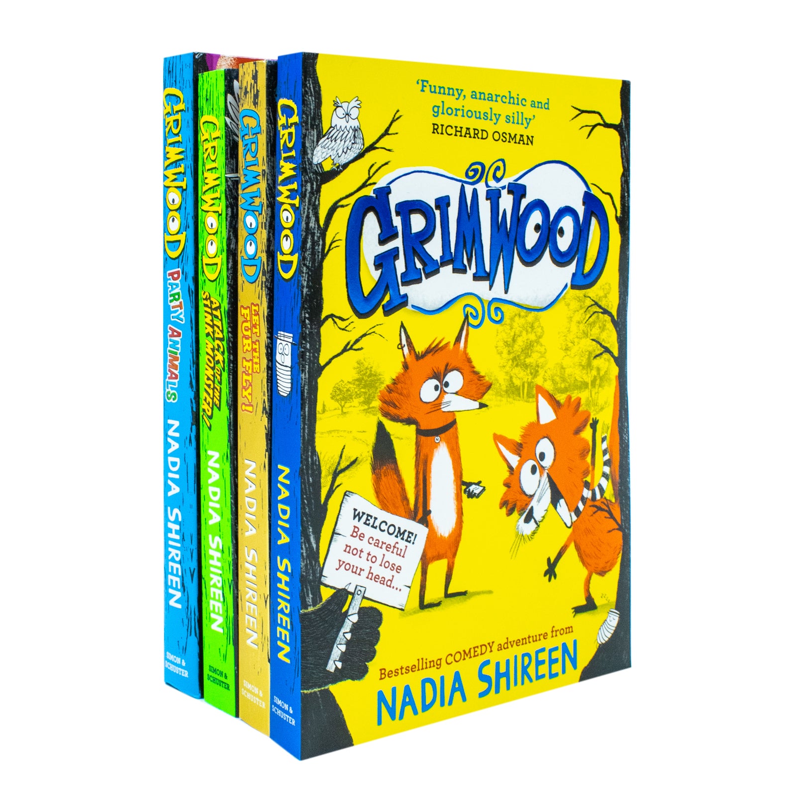 Grimwood Series 4 Books Collection Set by Nadia Shireen (Grimwood, Gri ...