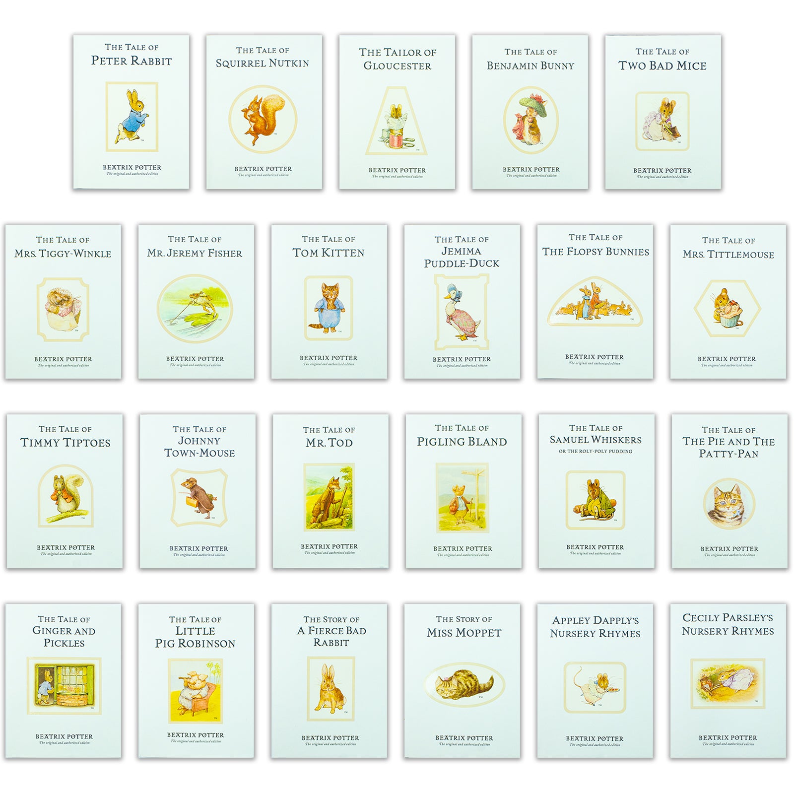 Peter Rabbit by Beatrix Potter 23 Books Box Set Hardback Collection ...