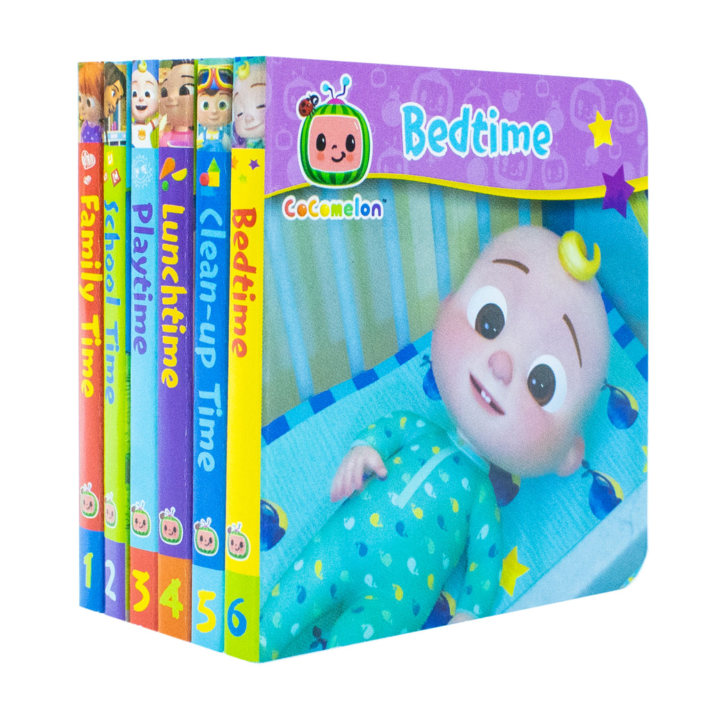 CoComelon Pocket Library: 6 little illustrated board books about JJ, h ...